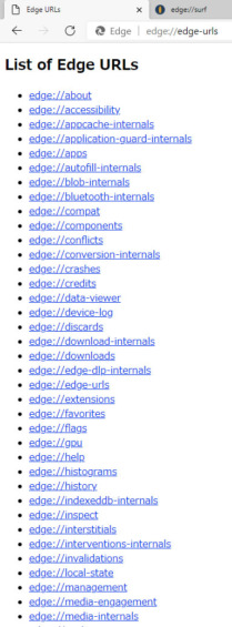 Chromium版のEdgeの小ネタ URLで出現 | Kobe Wing
