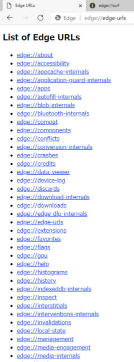 Chromium版のEdgeの小ネタ URLで出現 | Kobe Wing
